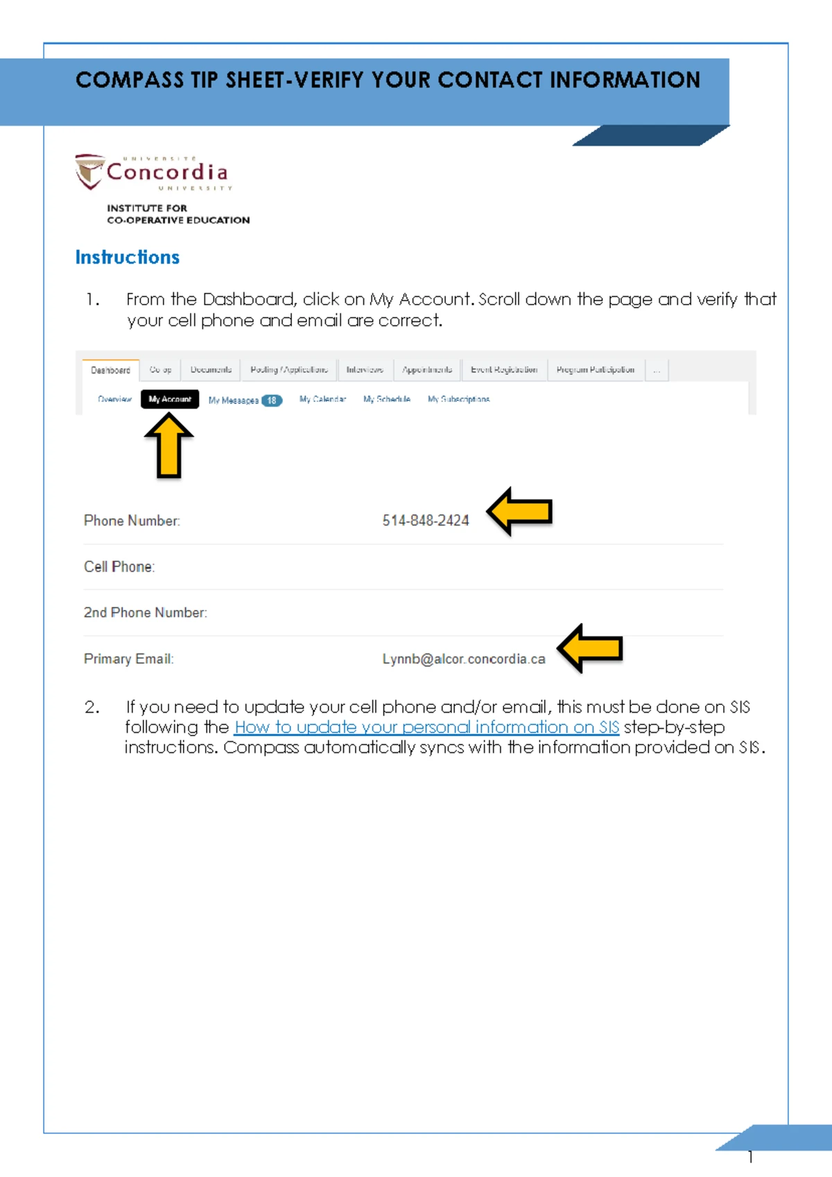 COMPASS Tip Sheet: Log In/Out Instructions for Co-op Students - Studocu