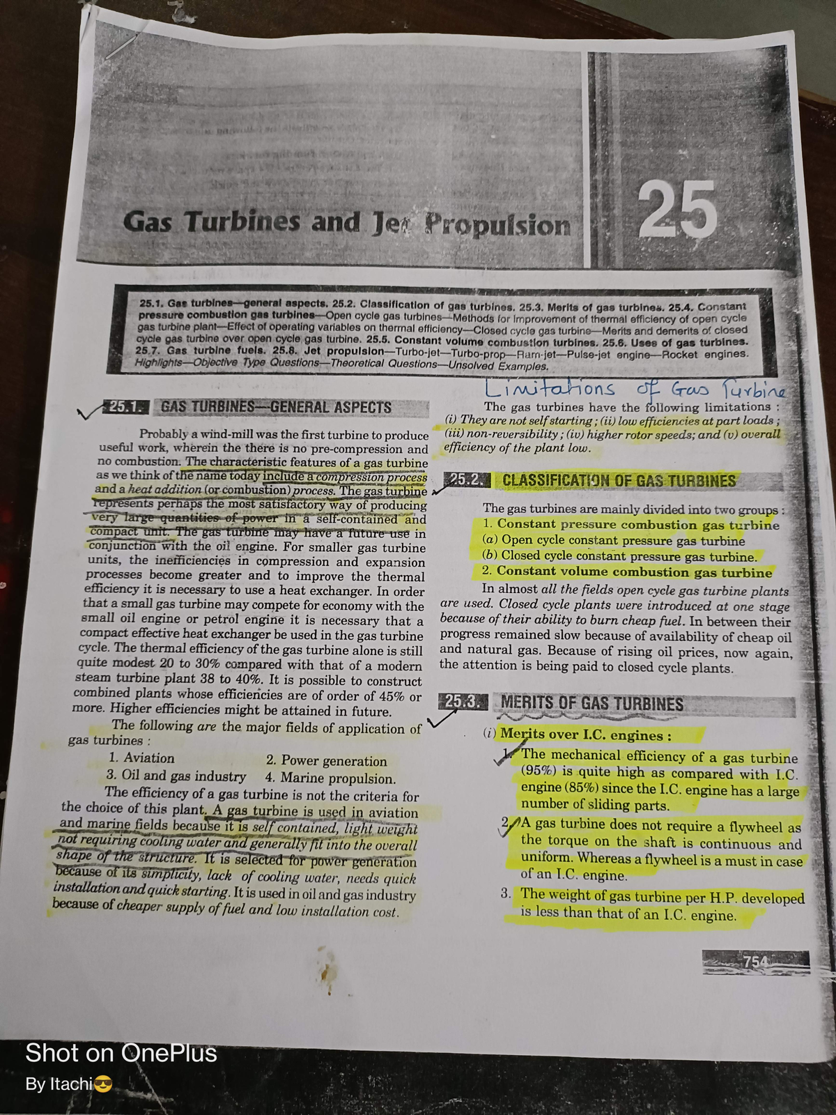 Ec3 - Gas Turbine Energy Conversion 3 Study Notes - Studocu