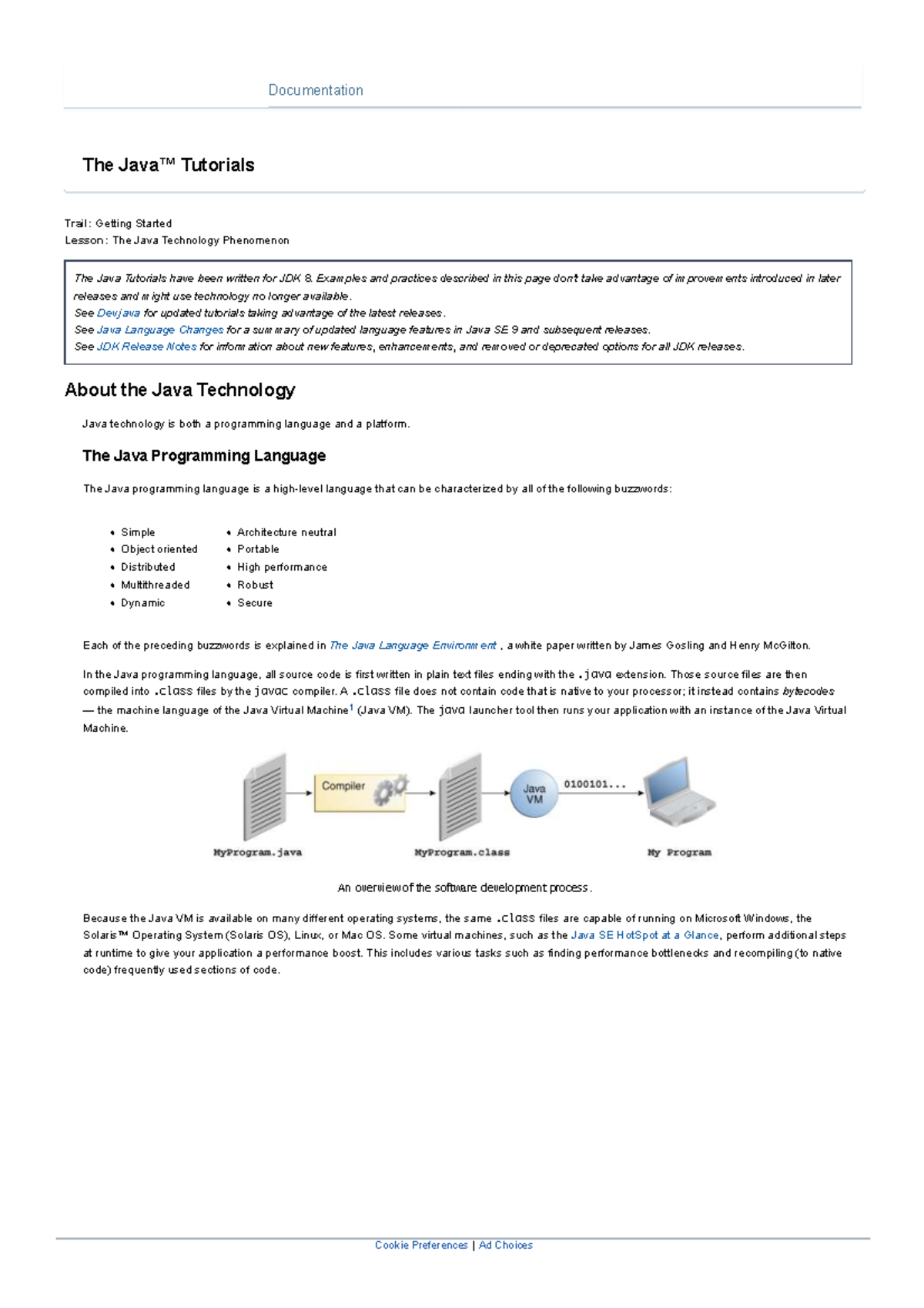 Java-Tutorial-02 - About the Java Technology - Trail: Getting Started Lesson: The Java ...