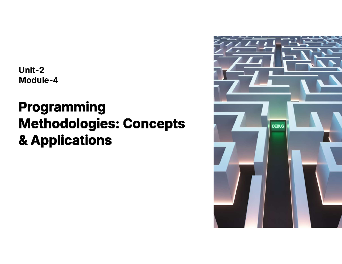 Programming Methodologies: Waterfall, Agile, and DevOps Overview - Studocu