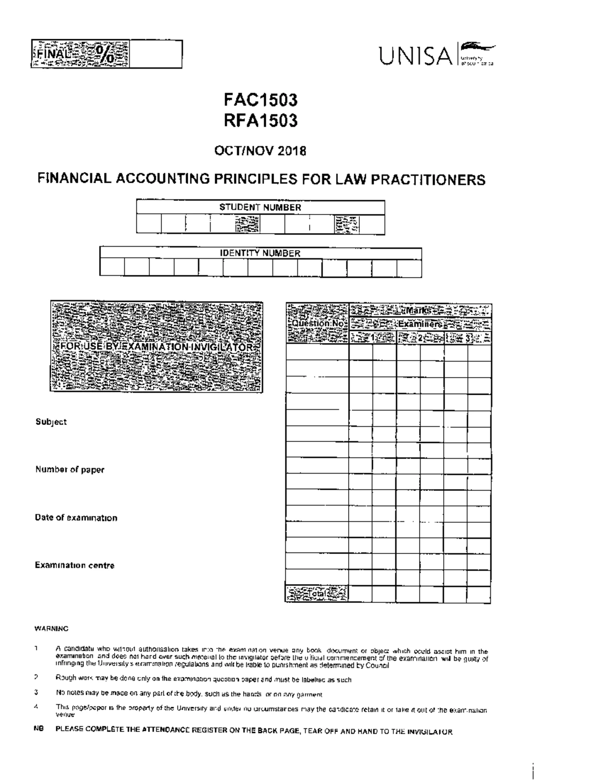 N5 Financial Accounting June 2021 Memorandum - NATIONAL CERTIFICATE ...