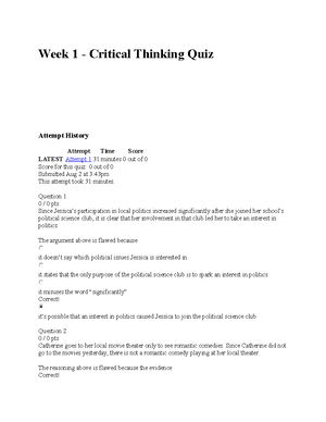 PHI 103 Informal Logic WEEK 1 Learning Activity - PHI 103 INFORMAL LOGIC _ WEEK 1_ LEARNING ...