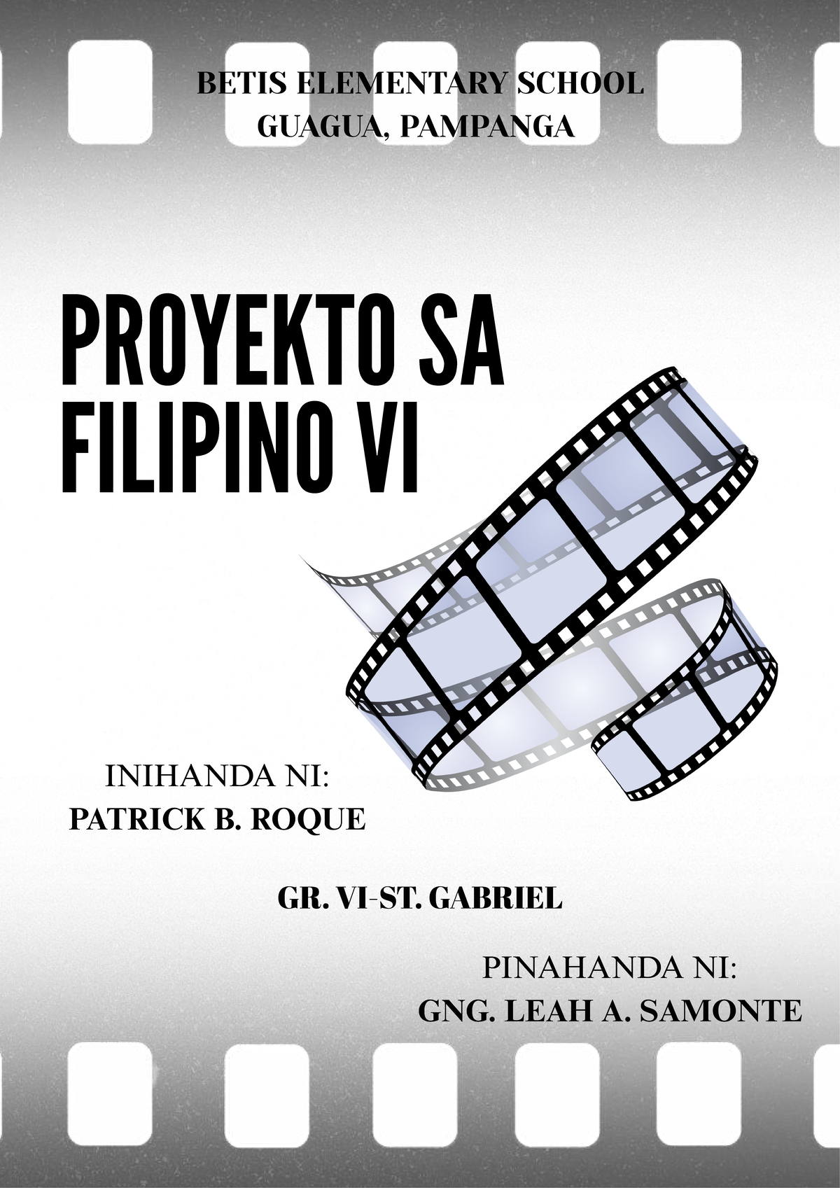 Mga Uri ng Pelikula - Proyekto sa Filipino VI - Studocu