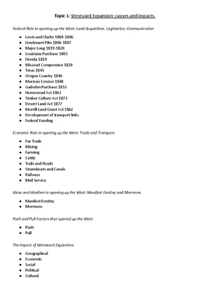 AQA A Level History Revision Tips: Depth Study Structure Guide - Studocu