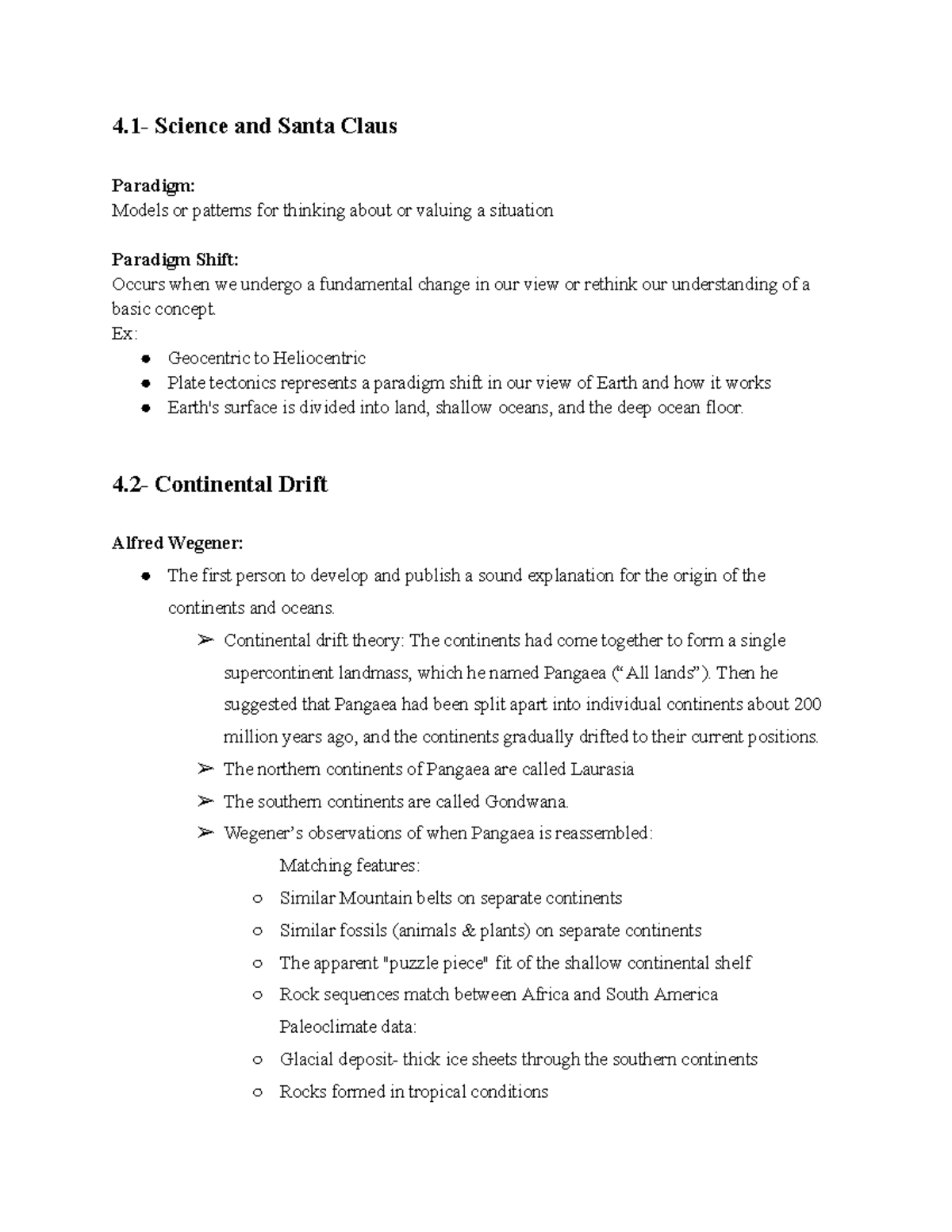 Plate Tectonics (GEOS 101): Overview of Processes, Features, and Boundaries - Studocu