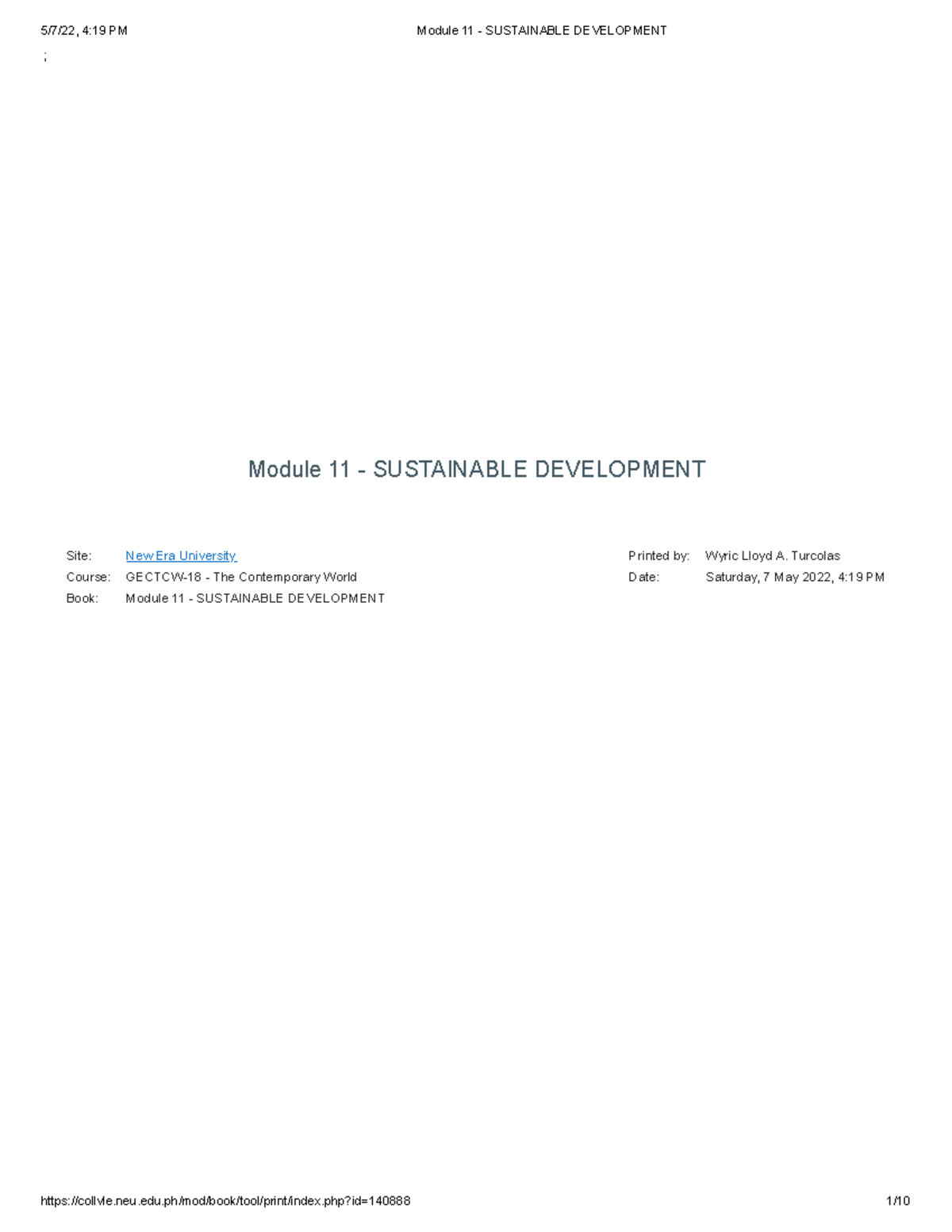 Module 11 - GECTCW-18: Sustainable Development & Food Security Insights ...