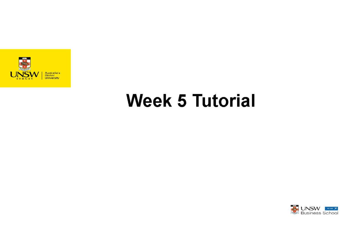 Week 5 Tutorial Insights & Article Review for MGMT2718 - Studocu