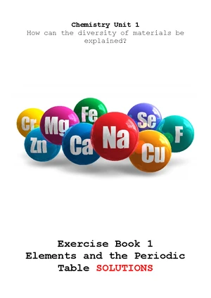 2025 VCE Chemistry Unit 1 Exam Solutions and Guidelines - Studocu