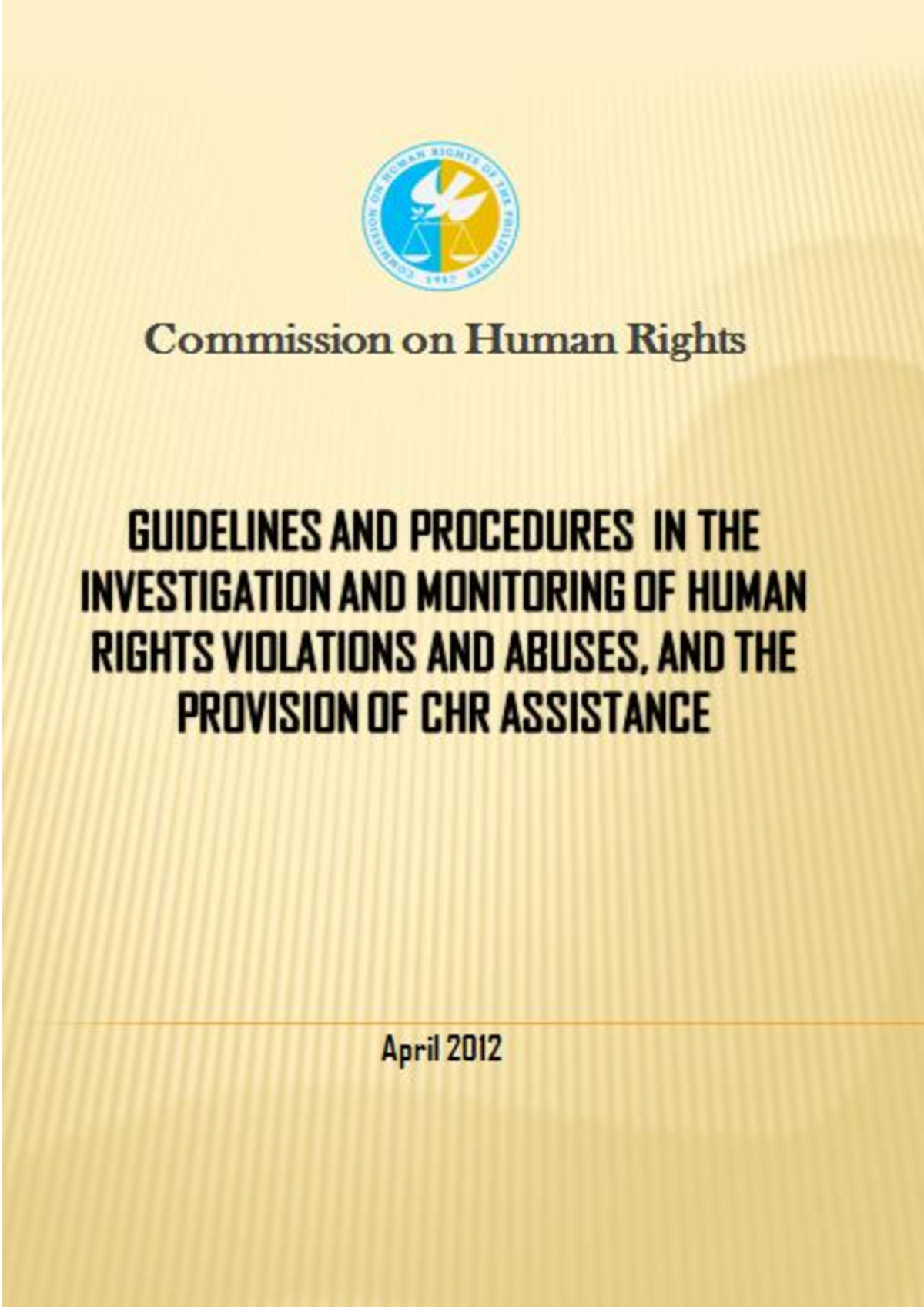 Guidelines and Procedures for Investigating Human Rights Violations ...
