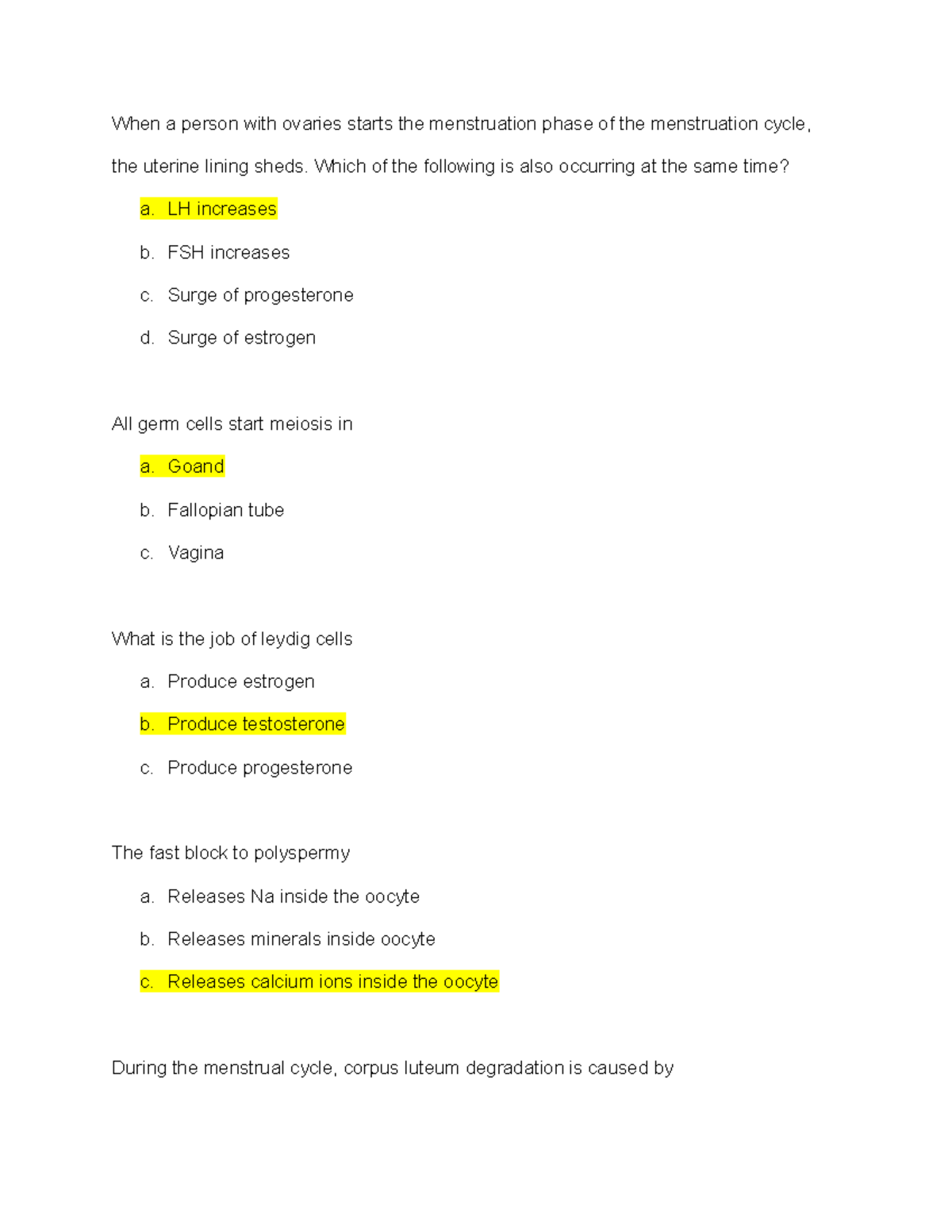 Extra Credit: Menstrual Cycle and Reproductive Physiology Insights ...