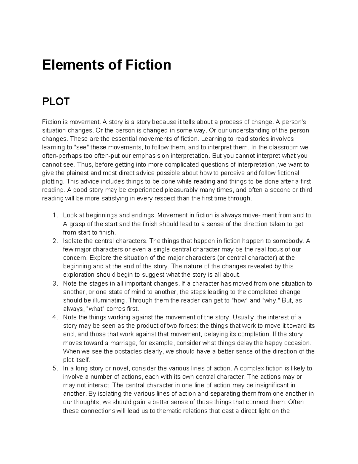 Design and Structure in Fiction: Juxtaposition & Repetition Analysis ...
