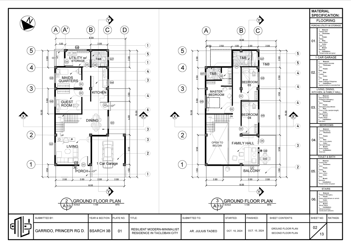 FLP-CAD - Modern Minimalist Residence Design in Tacloban City - Studocu