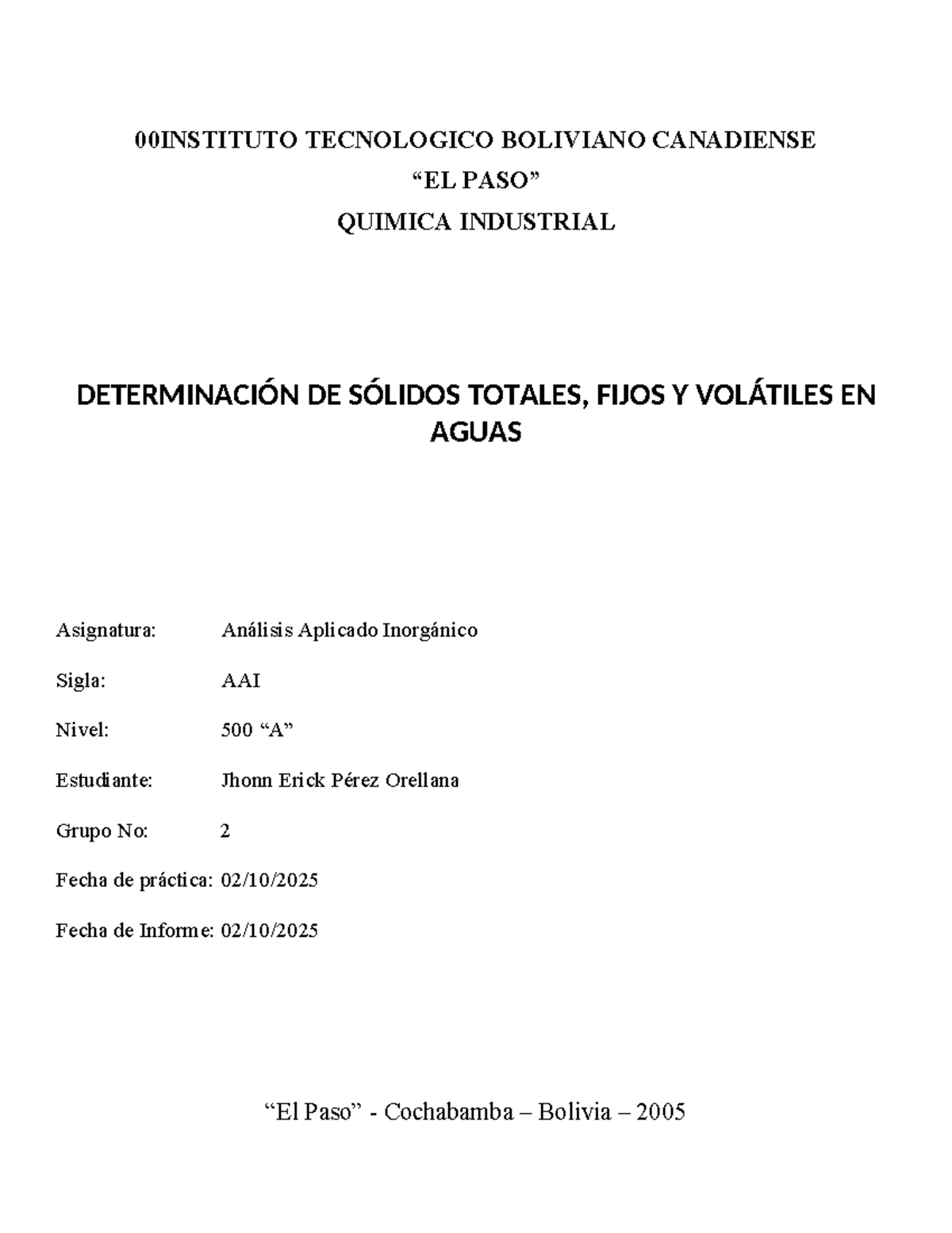 AAI 500 - Determinación de Sólidos Totales, Fijos y Volátiles en Aguas ...