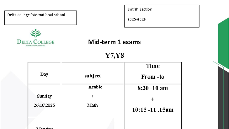 7.8 - revision - Delta college international school British Section ...