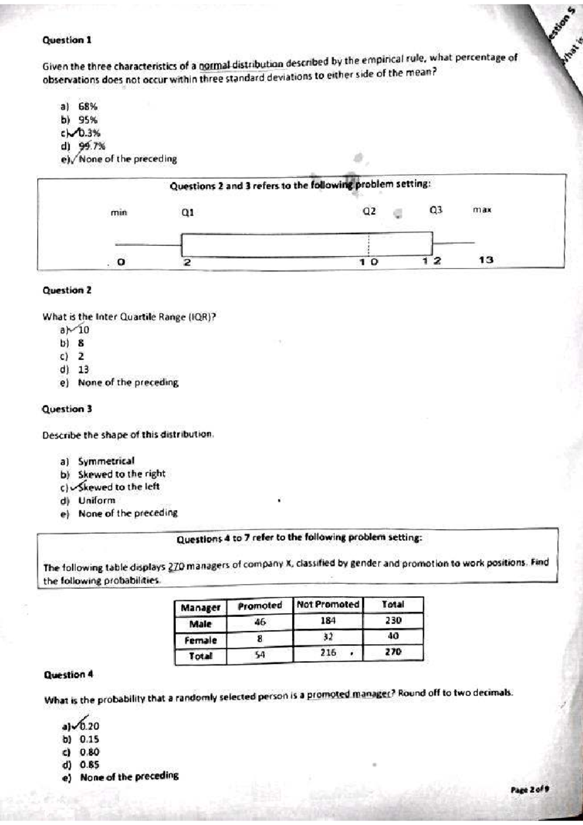 Statistical Analysis for Medical Test (Course Code: STATS 101) - Studocu