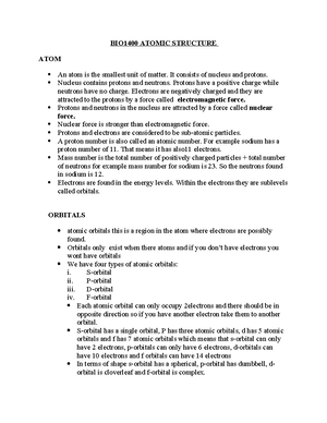 Grade 10-12 Biology Simplified Notes - Comprehensive Study Guide - Studocu