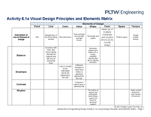 6 1a AVisual Principles Elements Matrix Template (1) - Activity 6 ...