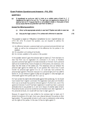 [Solved] Identify the relevant legal limitation that exists regarding the - Law of Property ...