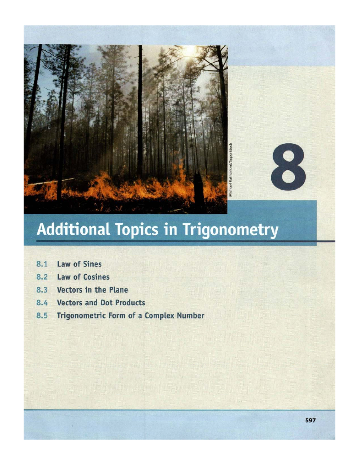 Chapter 8: Additional Topics in Trigonometry - Law of Sines & Cosines ...