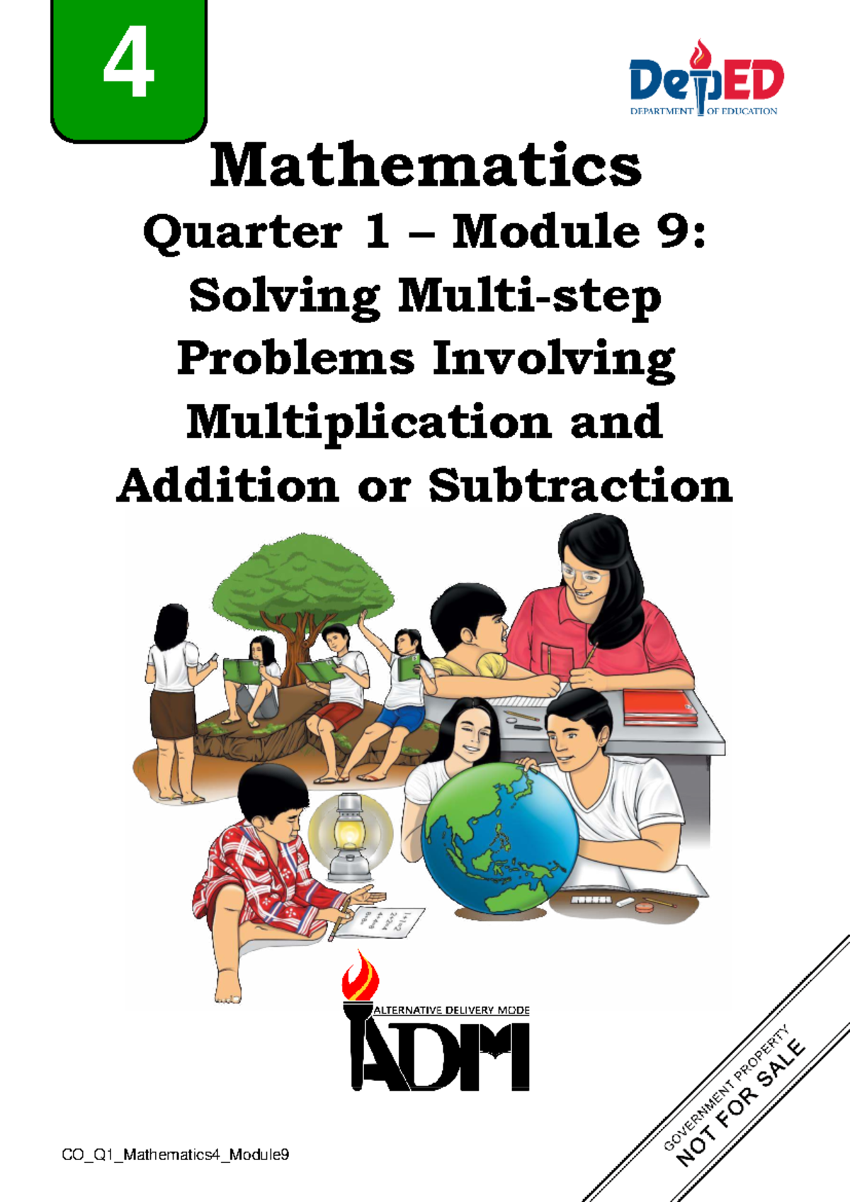 Math 4 Q1 Module 9: Solving multi-step problems involving ...