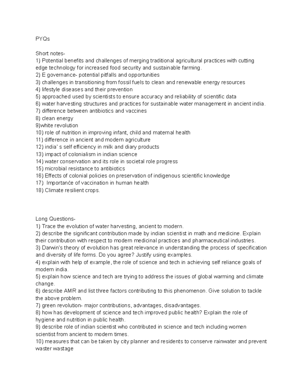 PYQs 2022: Merging Agri-Tech, Energy Transition, and Health Insights ...