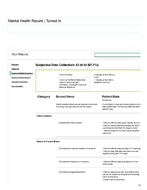 Tina Jones comprehensive assessment answers - Nurs646 - Studocu