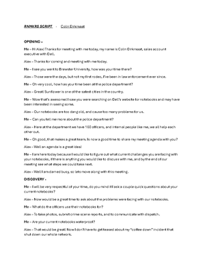 Dell Roleplay on rnmkrs Script - Roleplay on rnmkrs Script Pre call ...