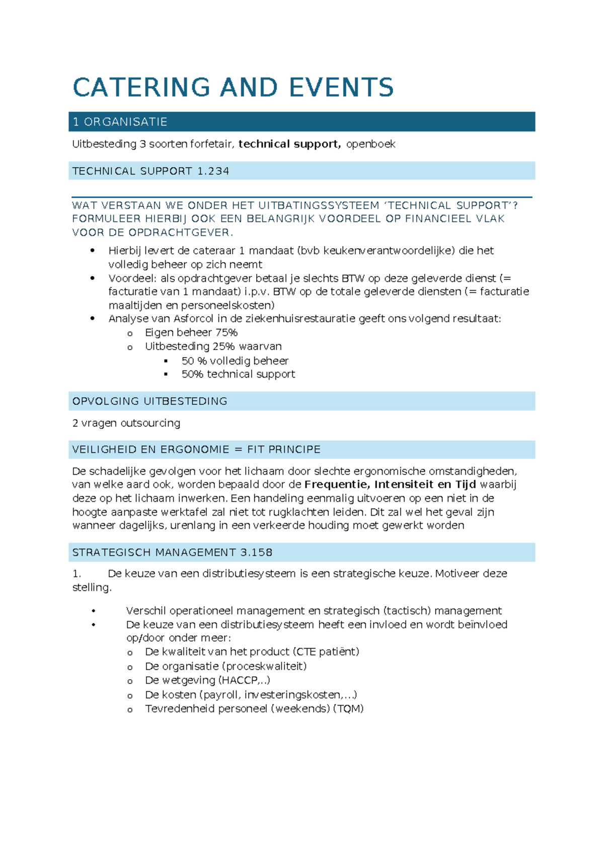 Catering en Evenementen: Advies en Strategieën voor Beheer en ...