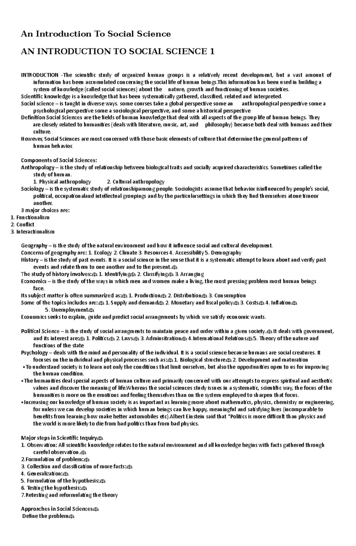 438221639 An Introduction to Social Science - An Introduction To Social ...