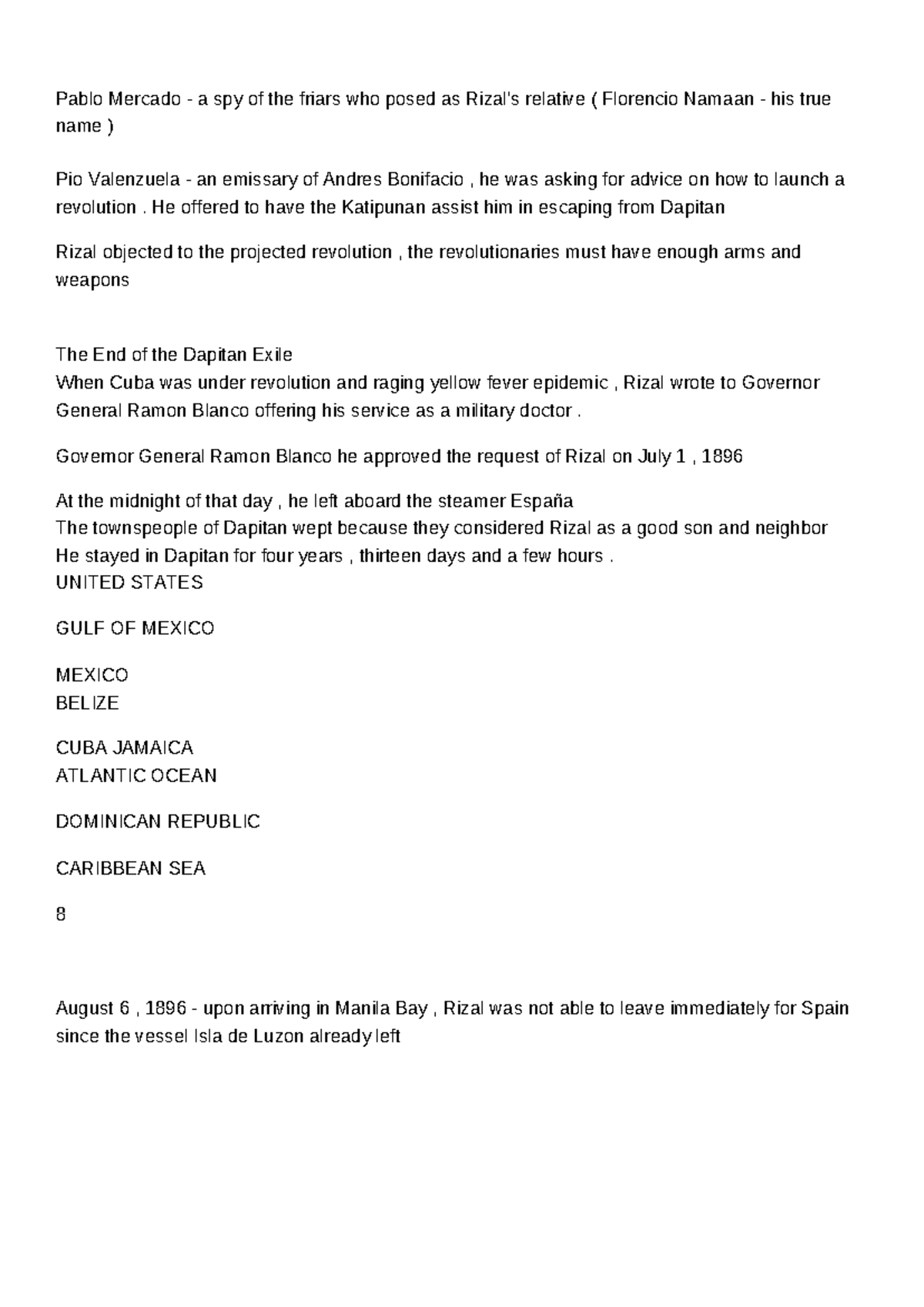 Rizal and the Revolution: Key Figures and Events in History - Studocu