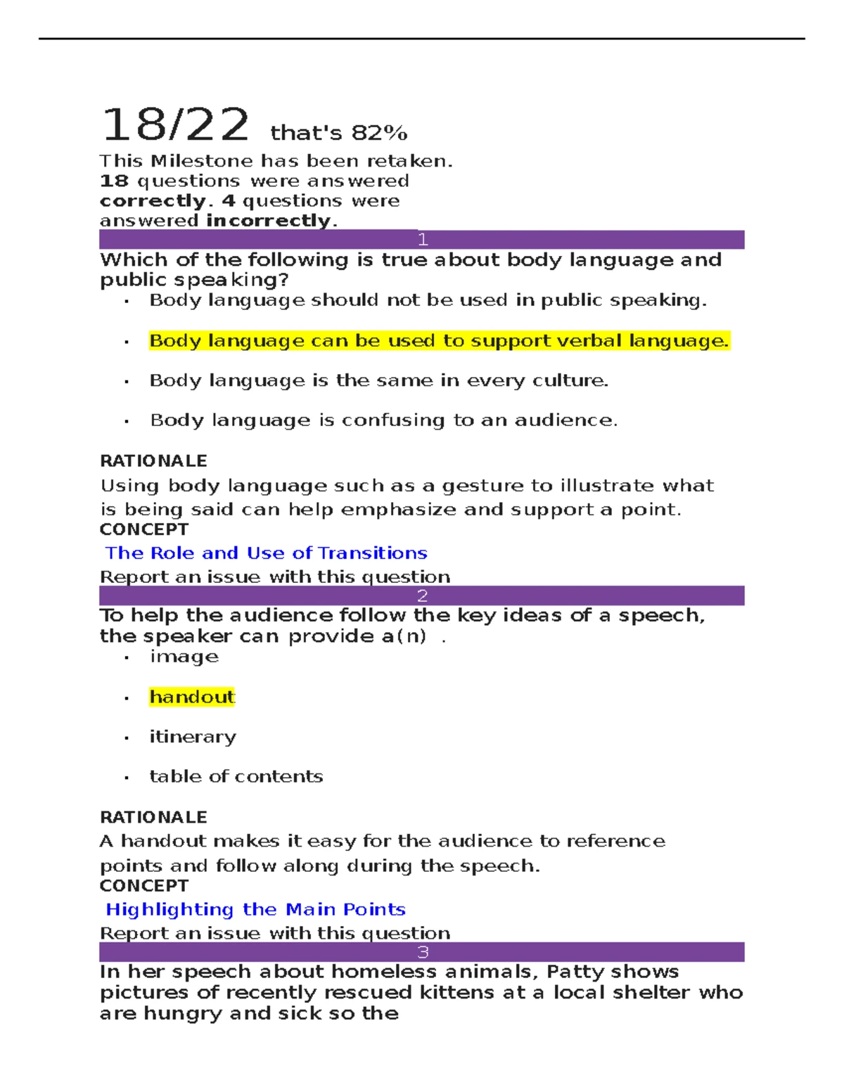 Sophia Public Speaking Milestone 5: Vocal Techniques & Feedback ...