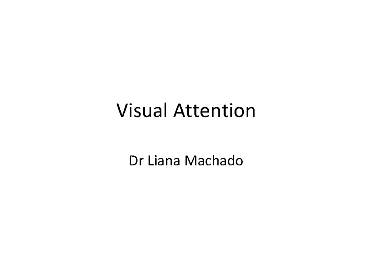 Selective Attention: An ERP Study in Visual Perception (PSY 101) - Studocu