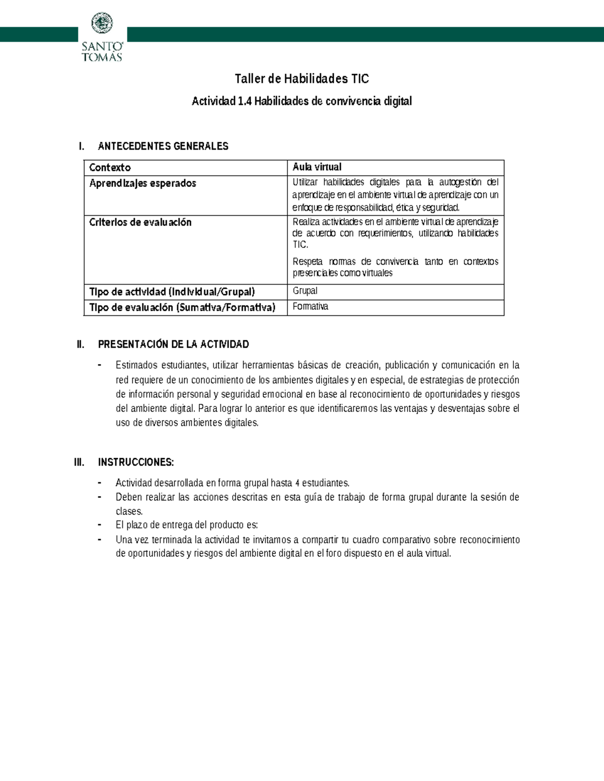 FGL-300 U1 S6 1.04 Actividad Practica - Taller de Habilidades TIC Actividad 1 Habilidades de ...