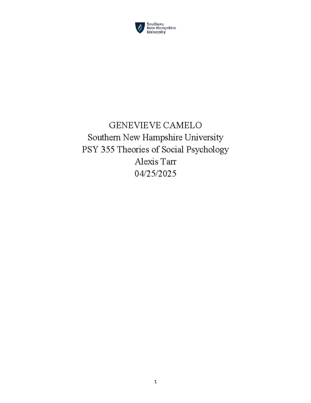 PSY 355 Journal: Defying Norms and Embracing Diversity - Studocu