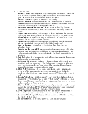N217 Physiology Lecture Exam 1 Study Guide and Review Notes - N217 ...
