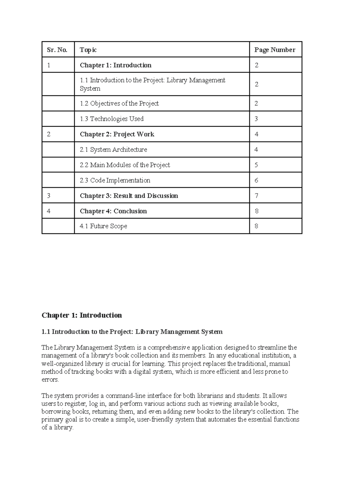 Library Management System Project Overview (CS101) - Studocu
