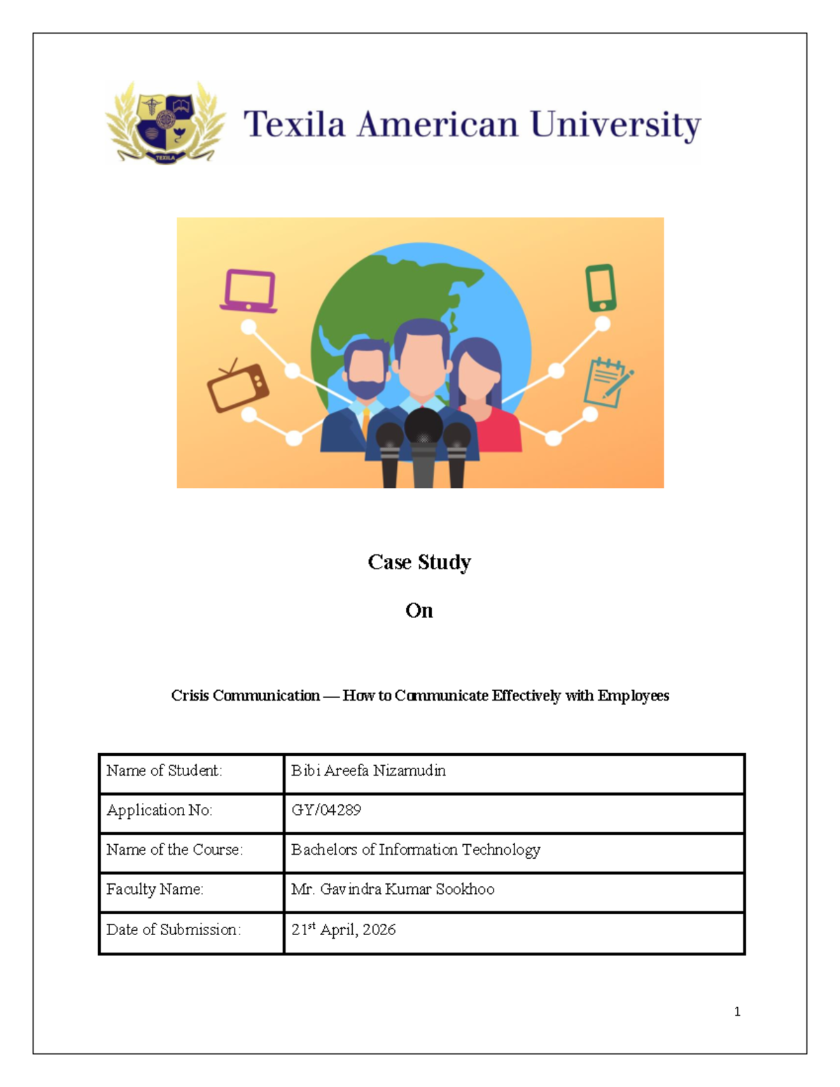 Case Study: Effective Crisis Communication Strategies for Employees ...