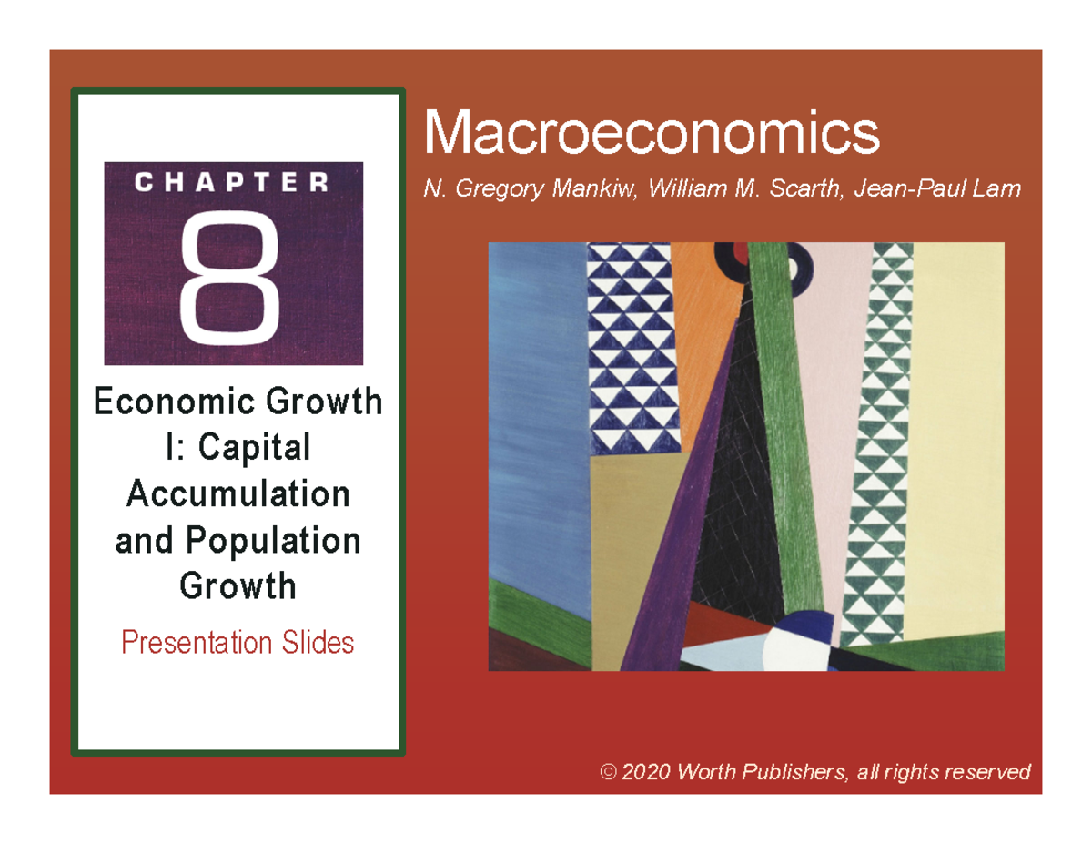 Economic Growth I: Understanding the Solow Model and Its Impact - Studocu
