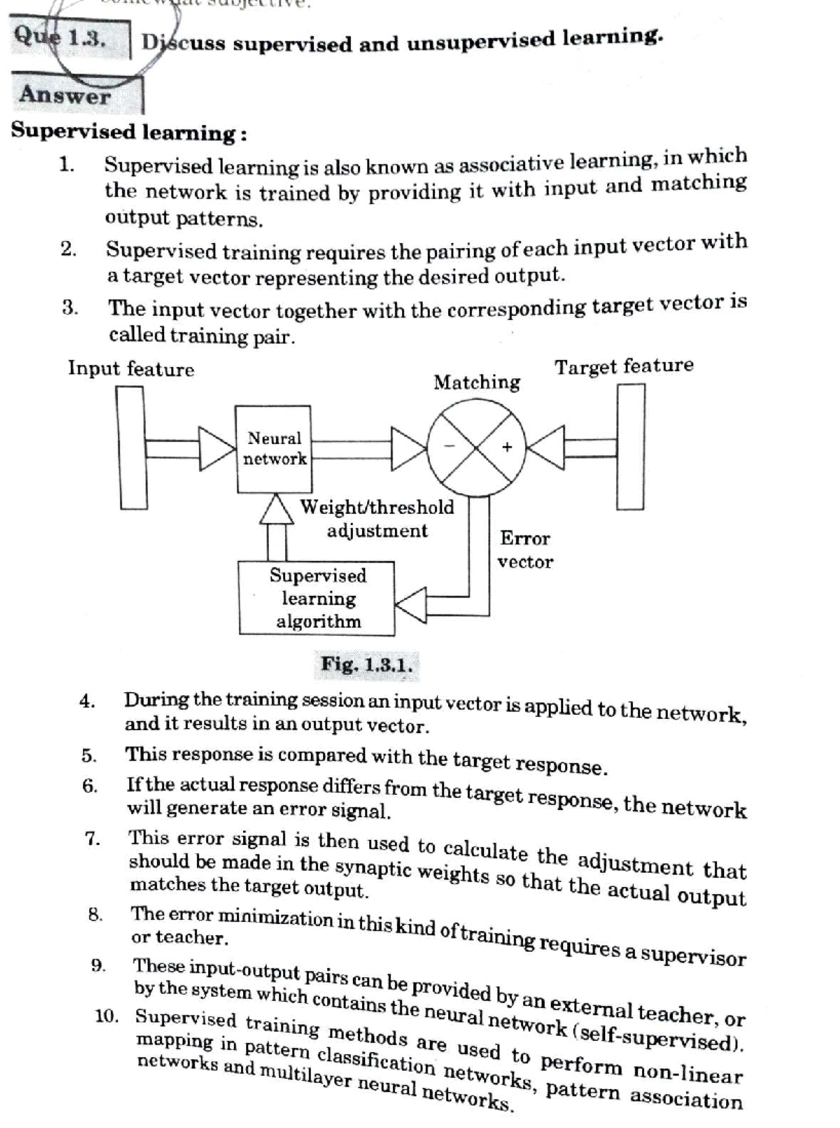 Imp ML Questions: Supervised vs Unsupervised Learning and More - Studocu