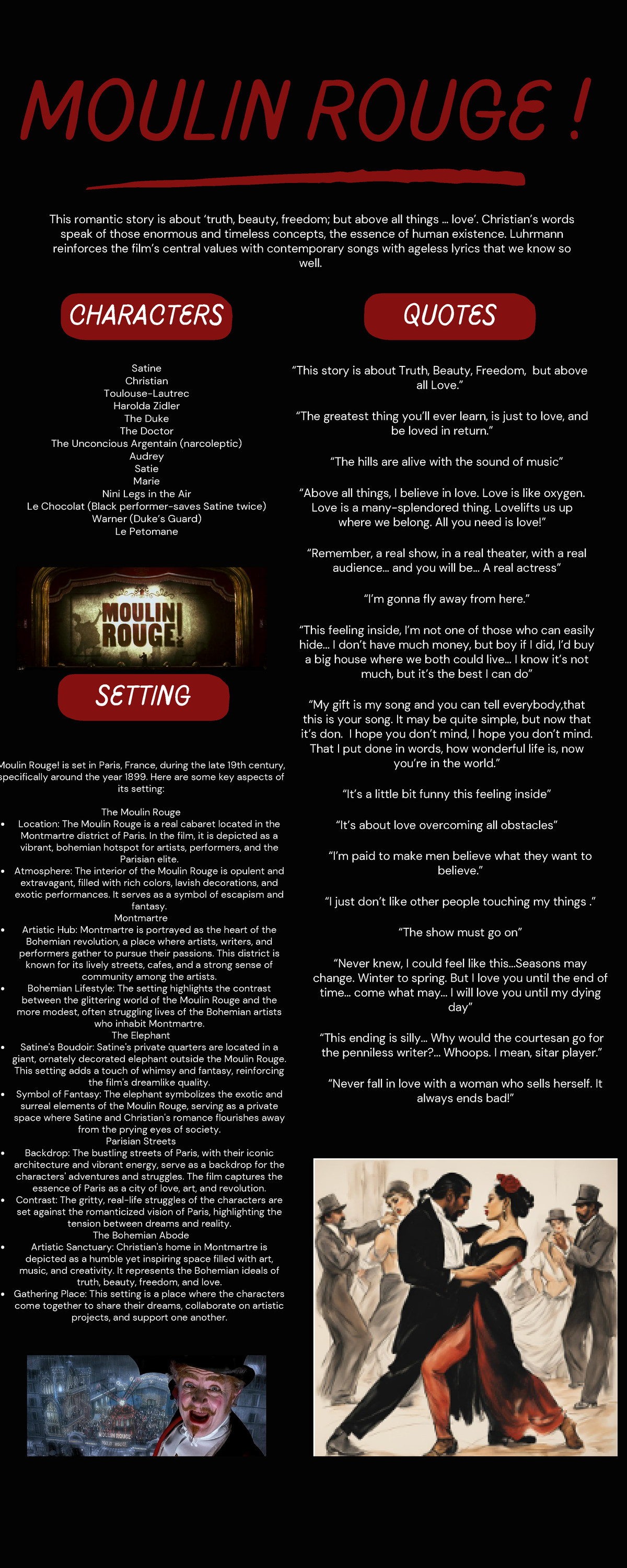 Moulin Rouge - Litha Mabunda - Moulin Rouge! Characters Satine ...