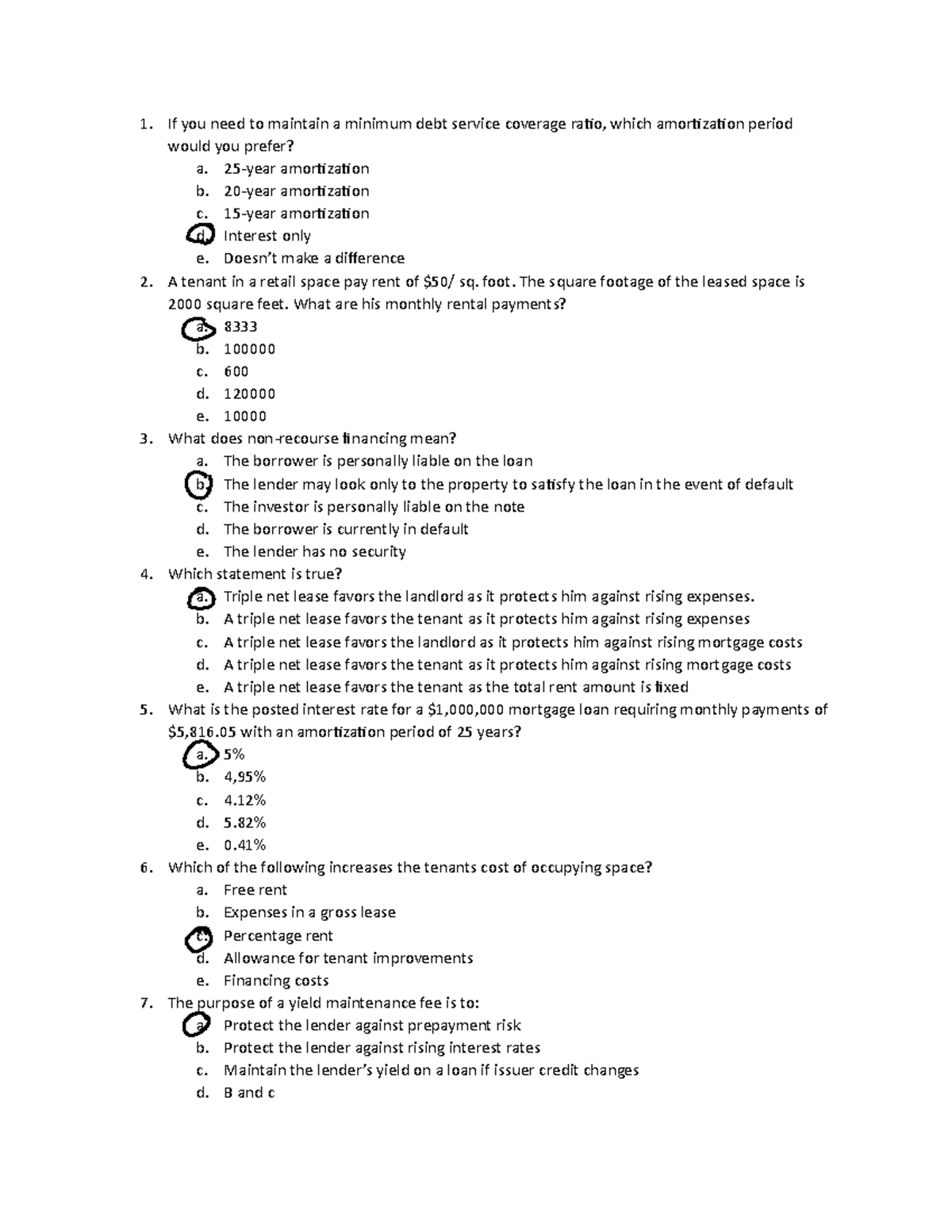 Fina 210 Final Exam Question Practice Guide - Studocu