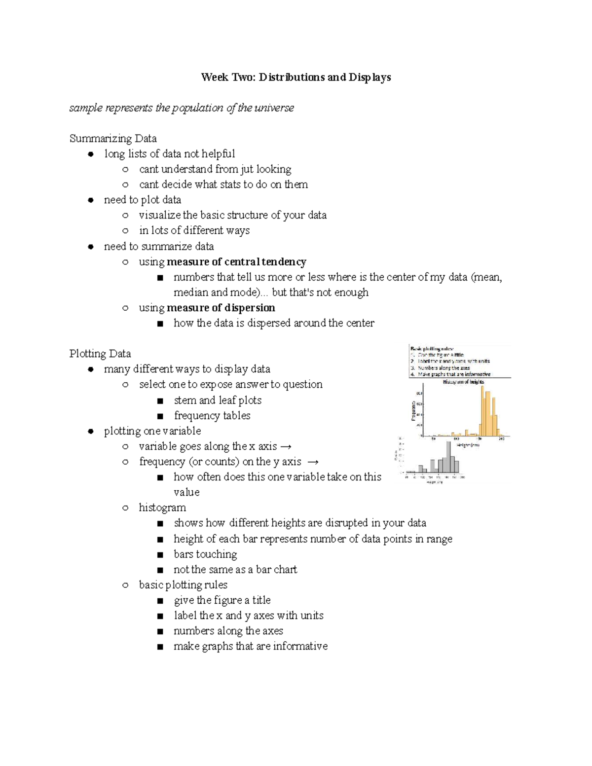 PS296 - Week 2: Understanding Distributions and Data Visualization - Studocu