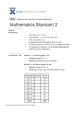 Math standard 2 - Grade: 12 - New South Wales Higher School Certificate ...