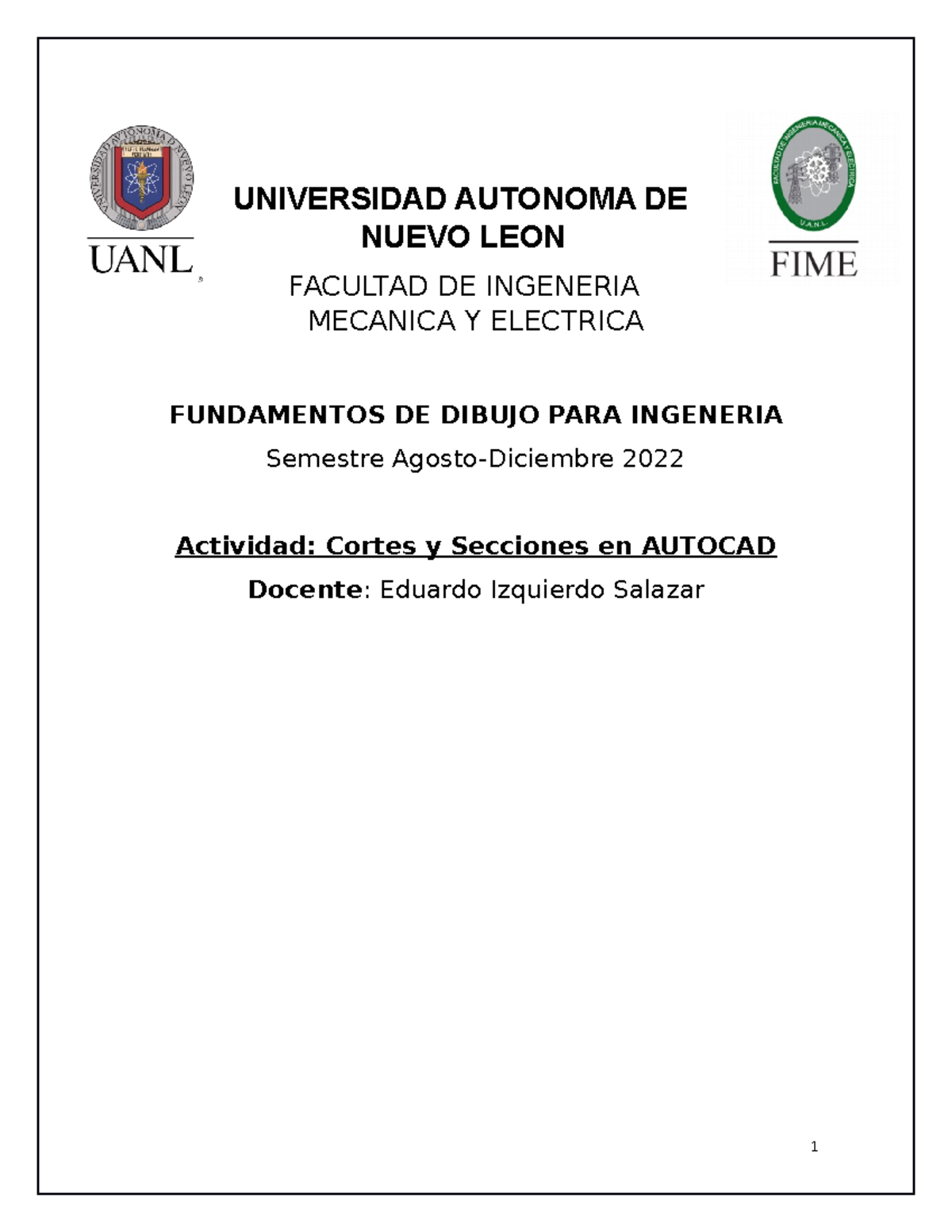Cortes y Secciones en AUTOCAD - Fundamentos de Dibujo para Ingeniería ...
