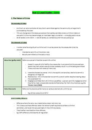 Legal Studies - Grade: 12 - New South Wales Higher School Certificate ...
