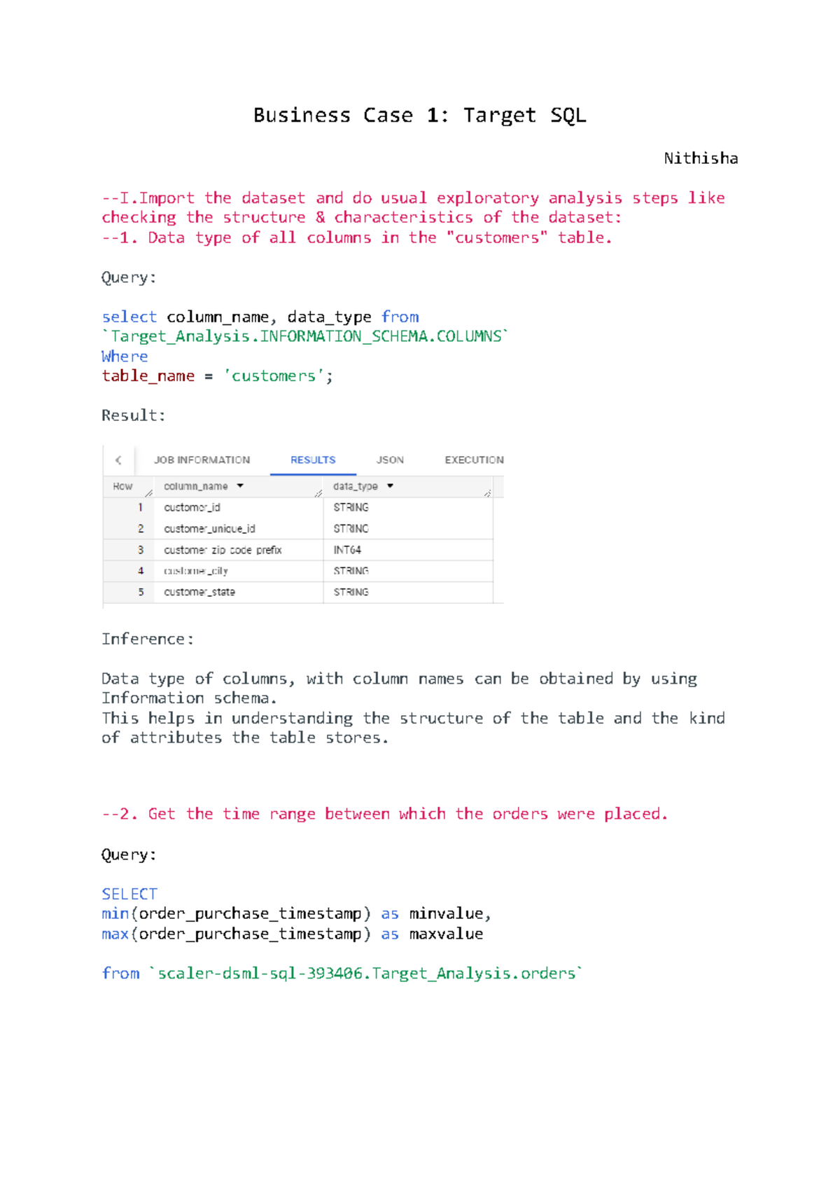 Target Case Study Analysis: Insights & SQL Queries on E-commerce Data ...