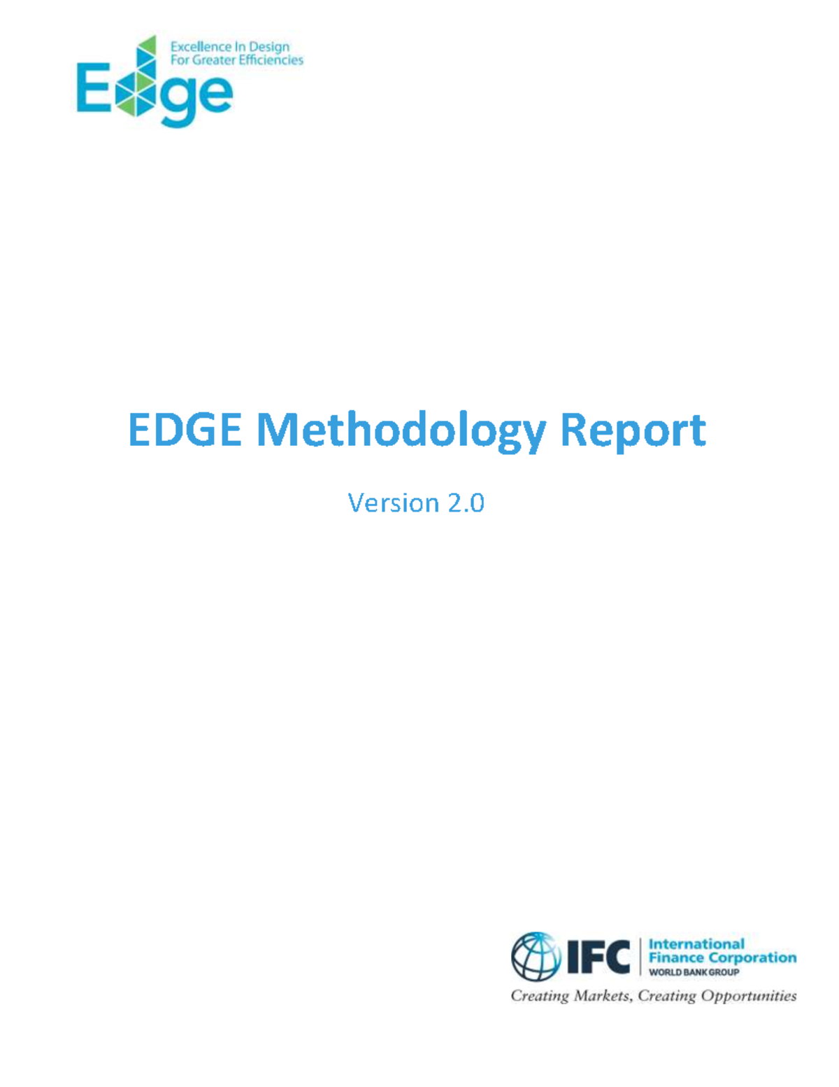 EDGE Methodology Report V2.0: Climatic Conditions & Building Types ...
