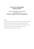 MGTS1301 - UQ - Introduction To Management - Studocu