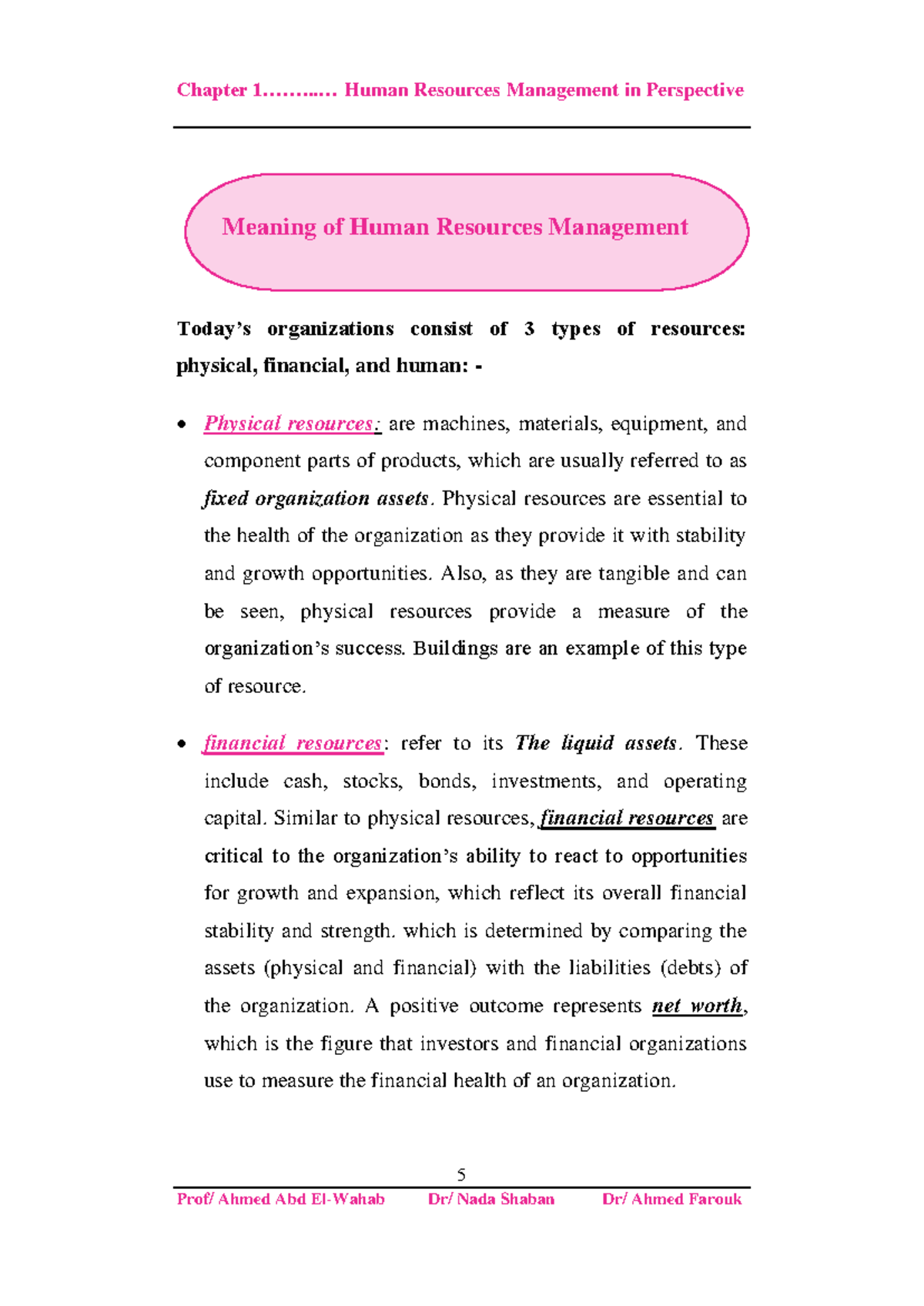 Chapter 1: Human Resources Management in Perspective (HRM 101) - Studocu