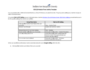 CYB 310 Module Two Lab Worksheet - CYB 310 Module Two Lab Worksheet ...